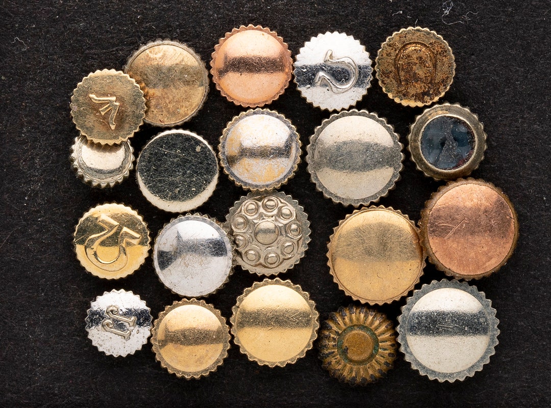 20 Vintage Watch Crowns Winding Crowns Gold Filled - Etsy