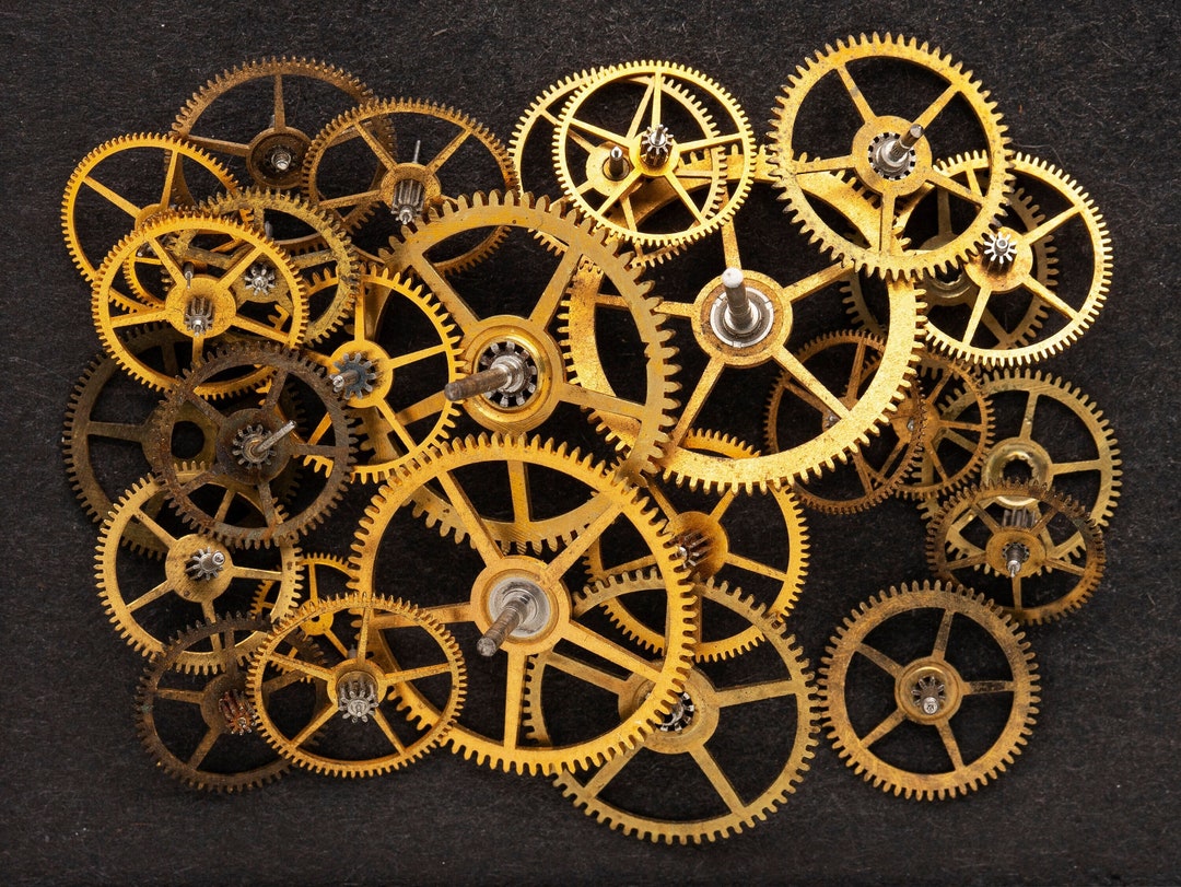 24 Vintage Pocket Watch Gears Mixed Lot of Wheels Cogs and - Etsy