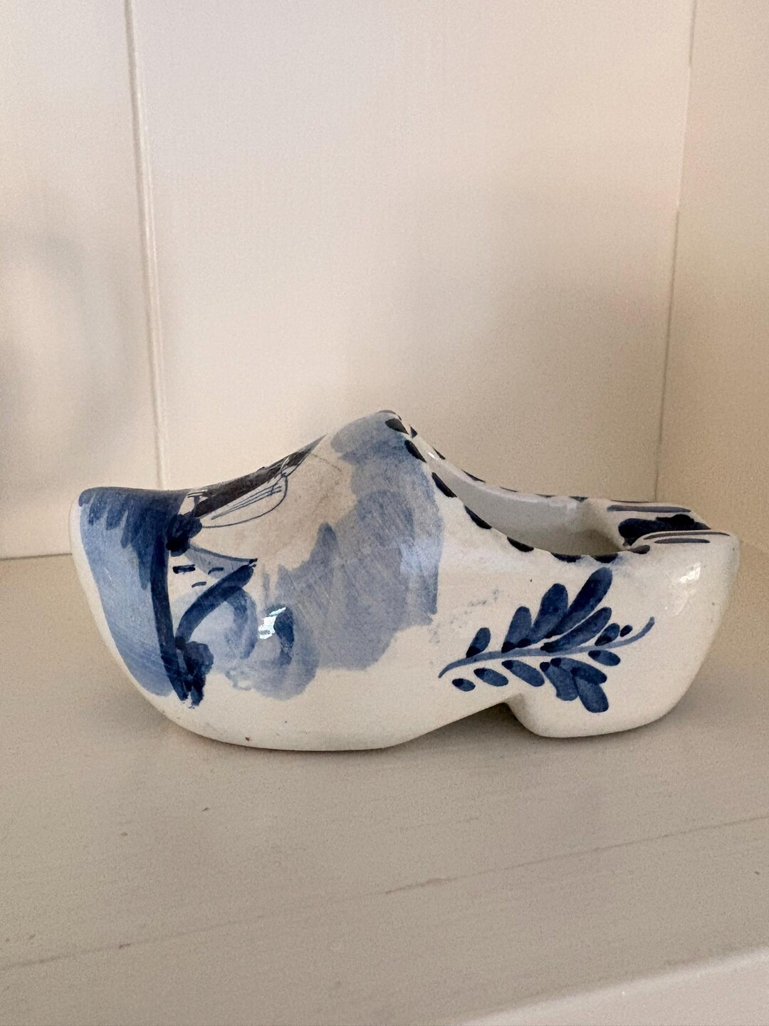 Vintage Delft Blue Hand Painted Ceramic Clog Dutch Holland Windmill - Etsy