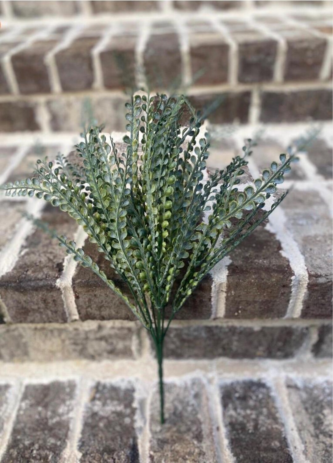 14” Blue Green Bead Grass With 7 Stems( Sold as a Pack of 12, Sold as a ...
