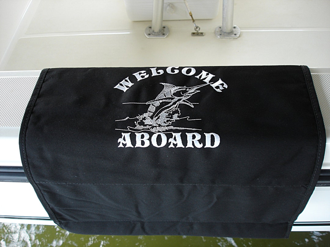 Custom Sunbrella Boarding Gunwale Mat for Boat - Etsy