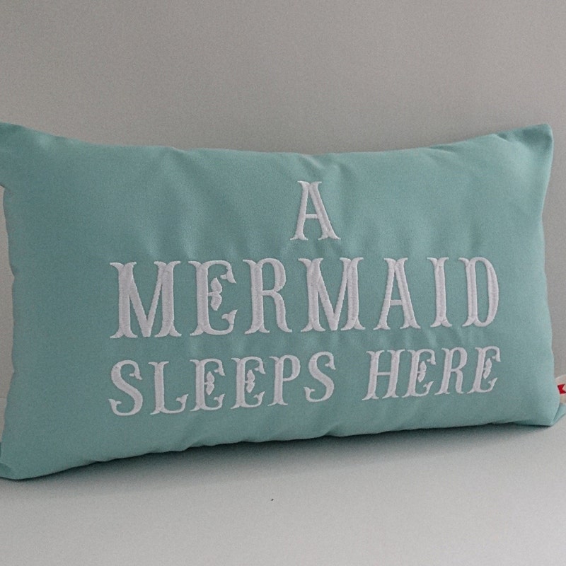 Mermaid Pillow - Etsy