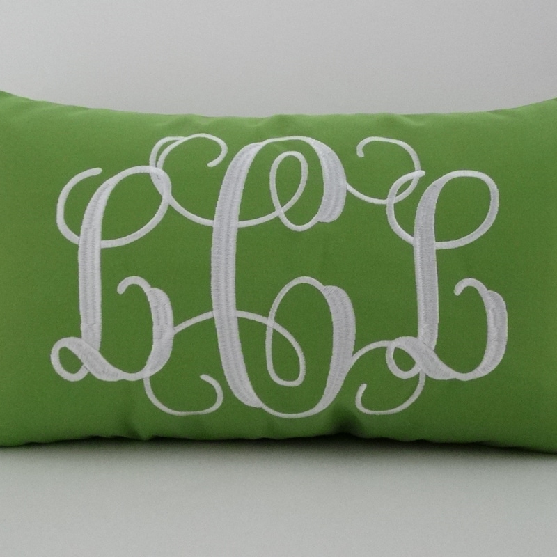 Monogram Pillow - Etsy