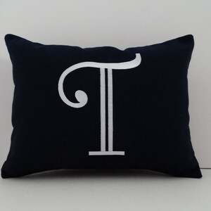 Monogram Letter Pillow Cover - Initial Pillow - Monogrammed Pillow ...