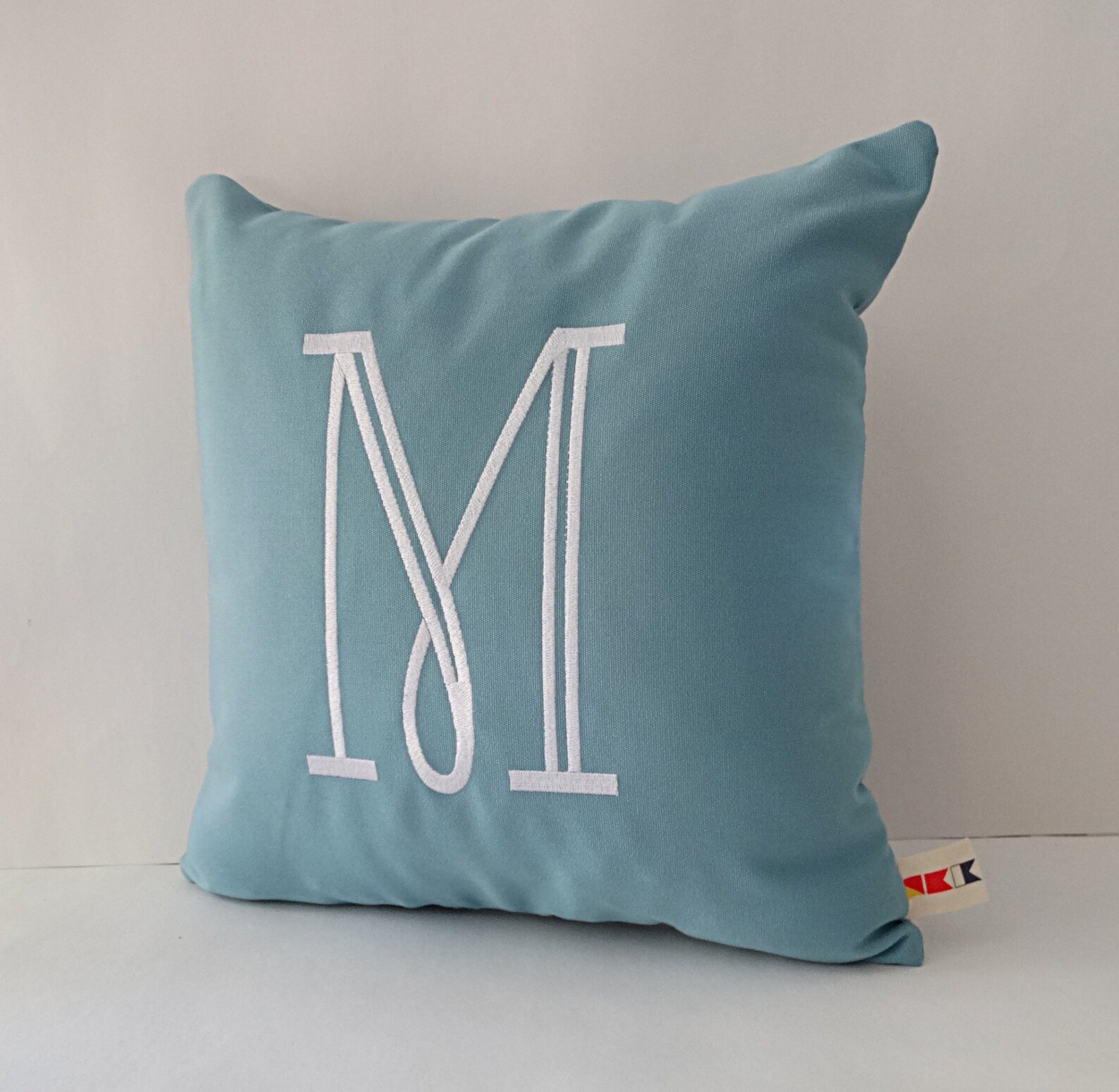 Monogram Letter Pillow Cover Initial Pillow Monogrammed | Etsy