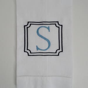 Monogrammed Tea Towel | Embroidered Towel | Personalized Tea Towel ...