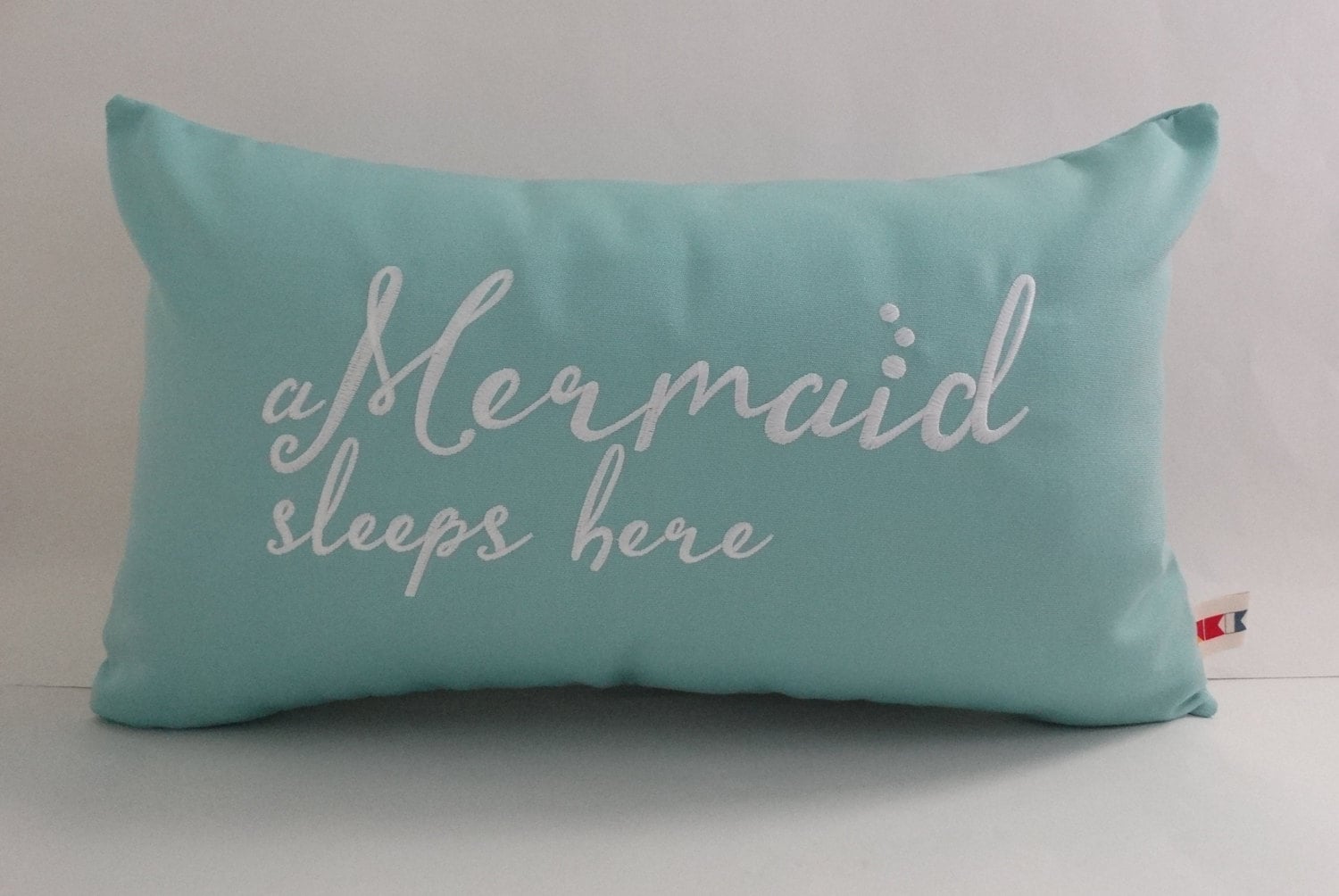 Mermaid pillow cover A MERMAID SLEEPS HERE® 12 x | Etsy