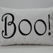 Boo Halloween Pillow Cover Halloween Decoration Sunbrella - Etsy