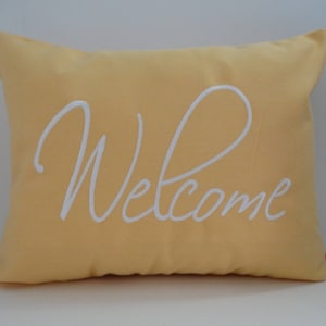 Welcome Pillow - Etsy