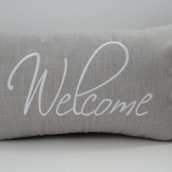 Welcome Pillow - Etsy