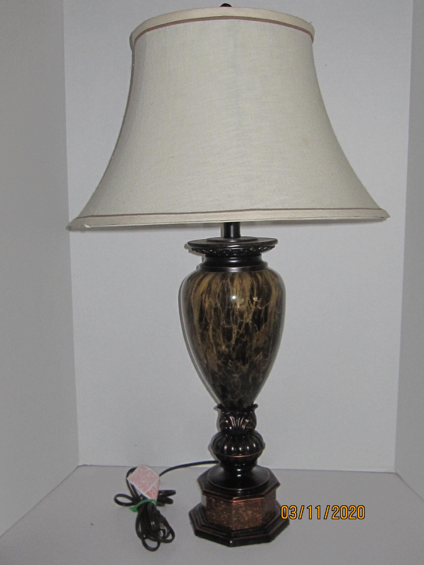 Traditional Table Lamp- Set of 2 with Shades