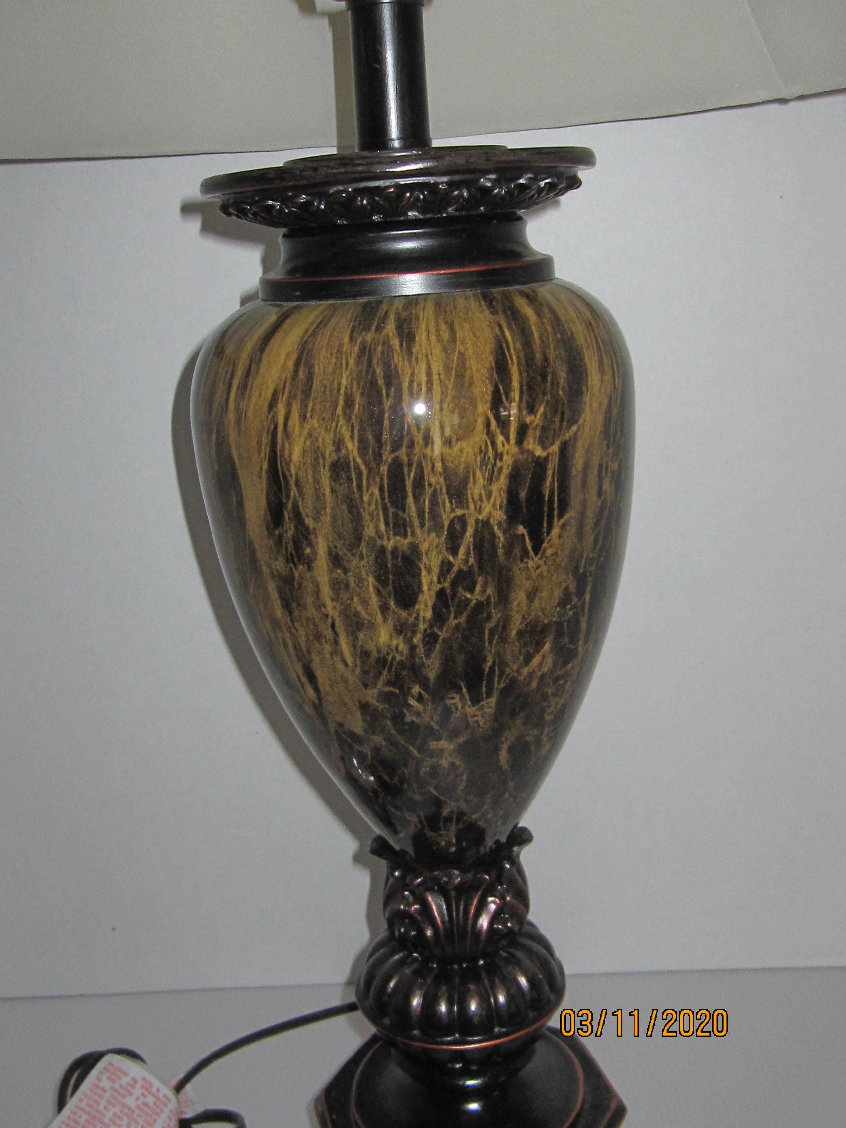 Traditional Table Lamp- Set of 2 with Shades