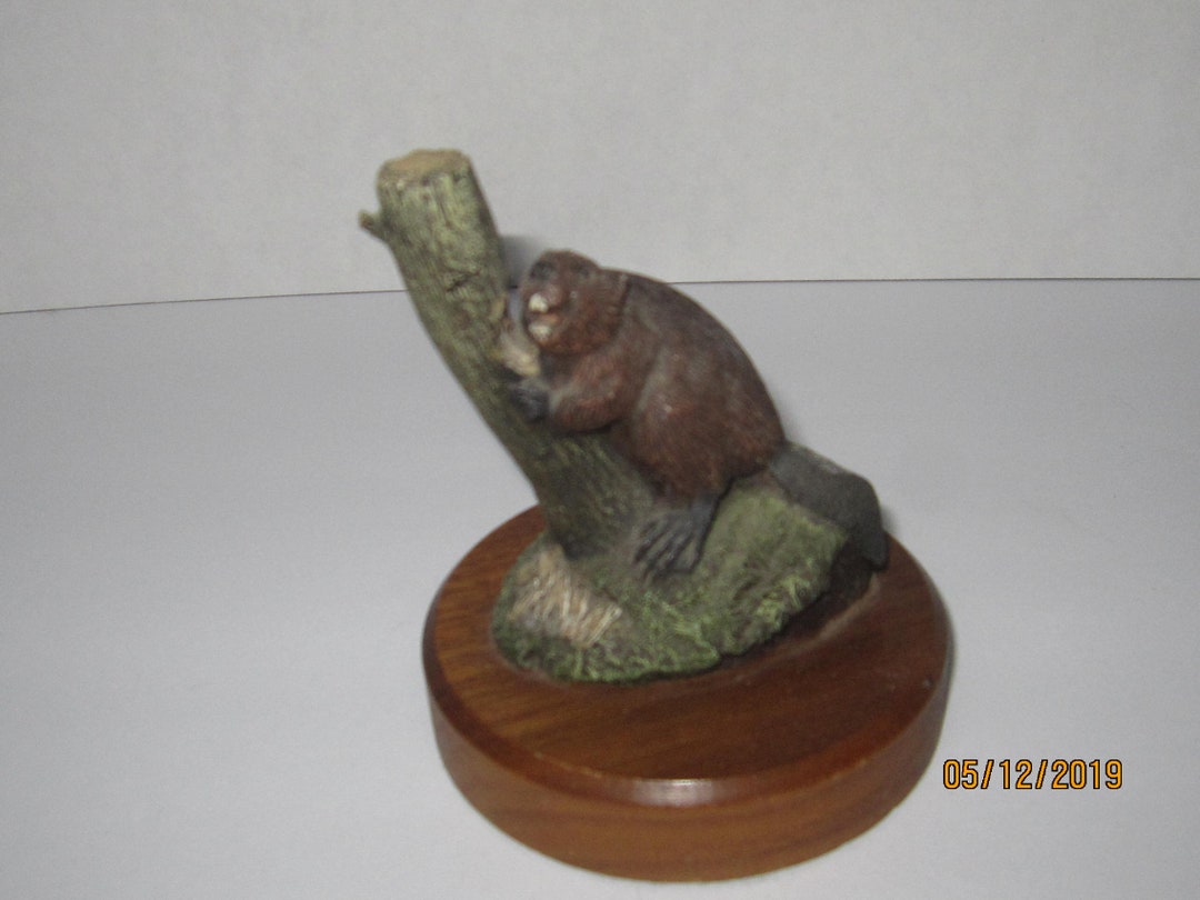 The Hamilton Collection American Wildlife Bronze Collection the Beaver ...