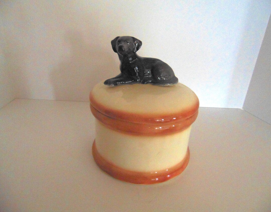 Black Labrador Cookie Jar - Etsy
