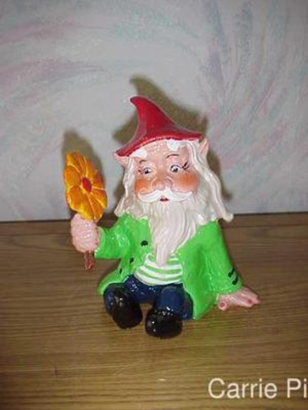 Sitting Garden Gnome - Etsy