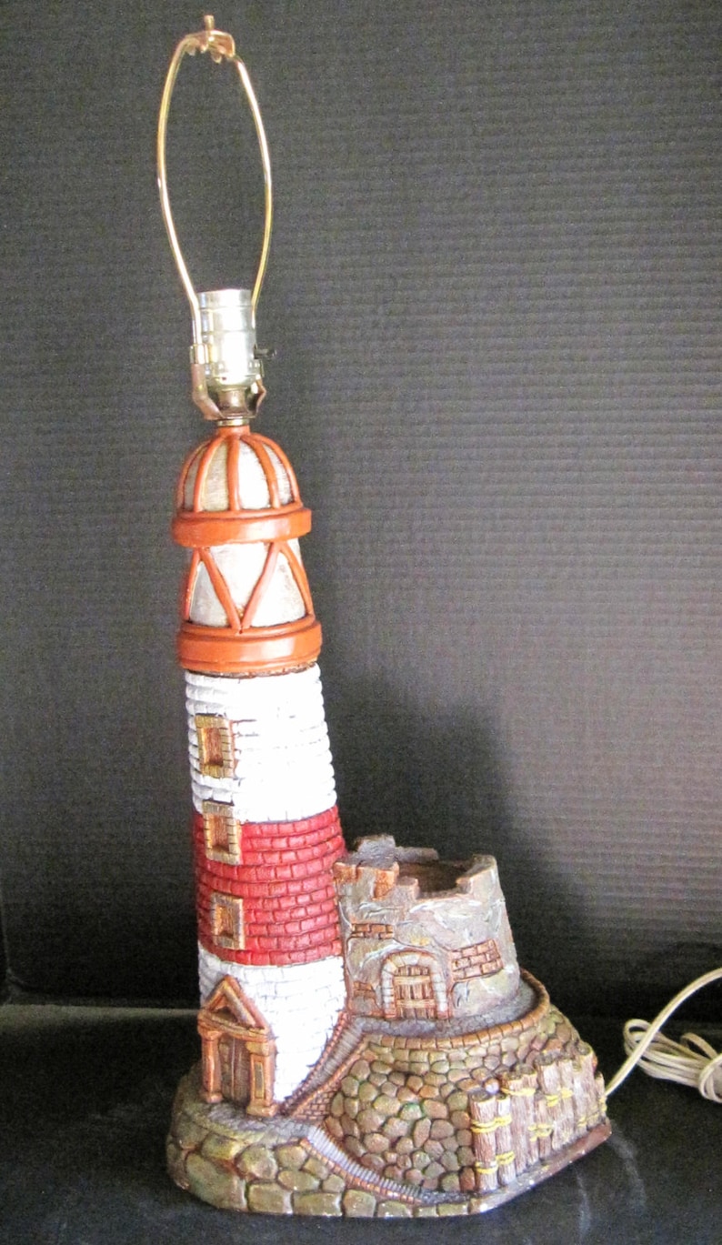 Lighthouse Table Lamp - Etsy