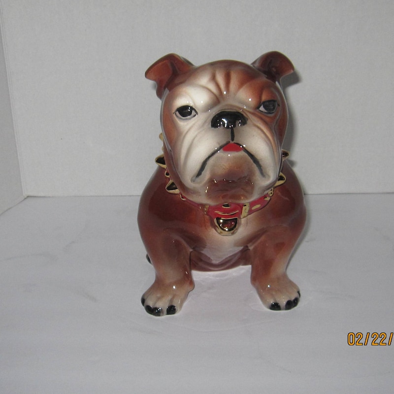 Bulldog Piggy Bank - Etsy
