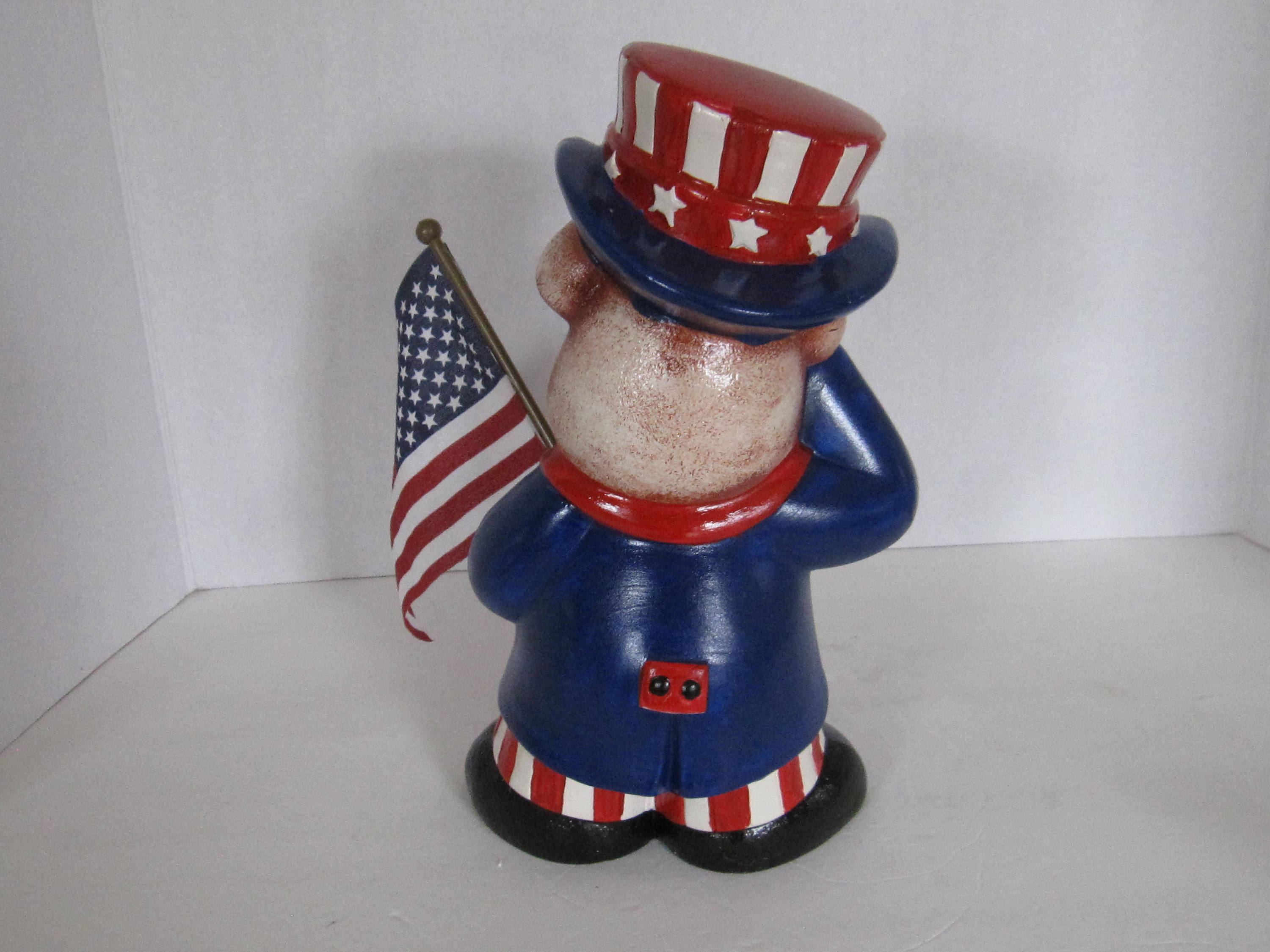 Uncle Sam Bear with Flag