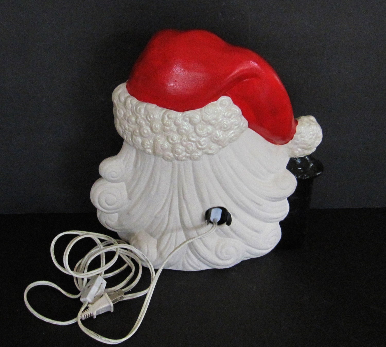 Santa's Ceramic Lamp