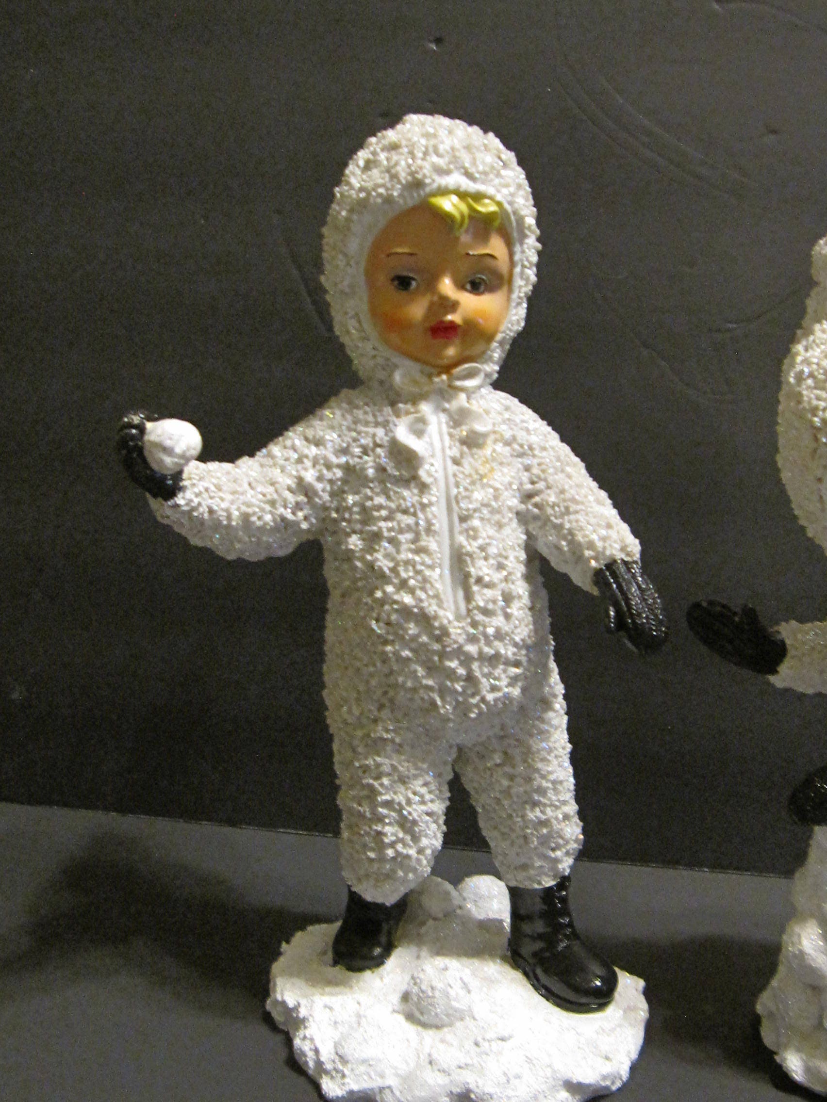 Set of Vintage Large Snow babies Figurines.