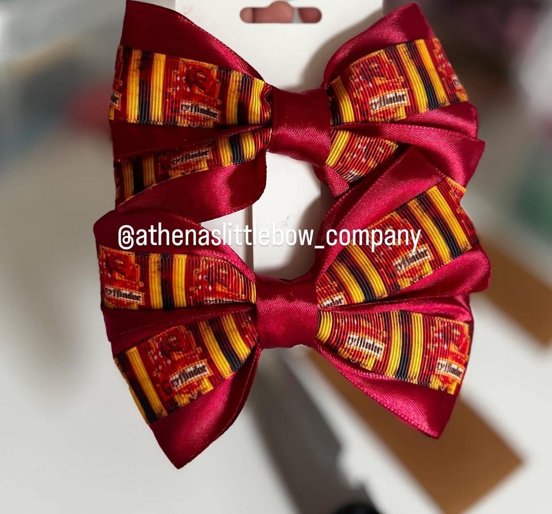 Harry Potter Satin Hair Bow Pair - Etsy