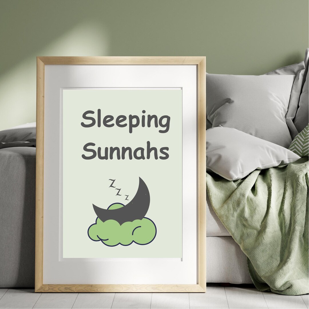 Islamic Sunnah Flash Cards for Kids, Daily Reminders (digital Download ...