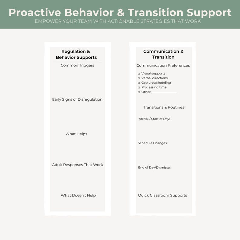IEP at A Glance Printable Pdf | Special Education Teacher Organizer ...