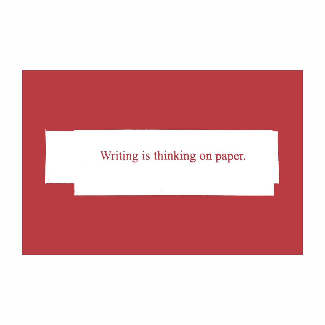 Writing is Thinking on Paper. 20 Years of Fortune Cookies 12.5'' X 19 ...