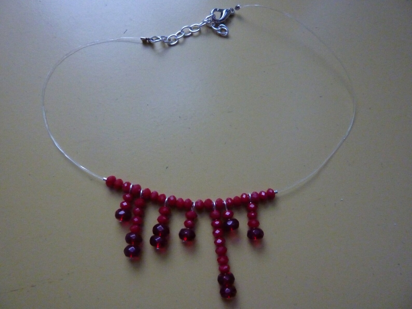 Blood Drip Necklace - Halloween Illusion Choker - Etsy