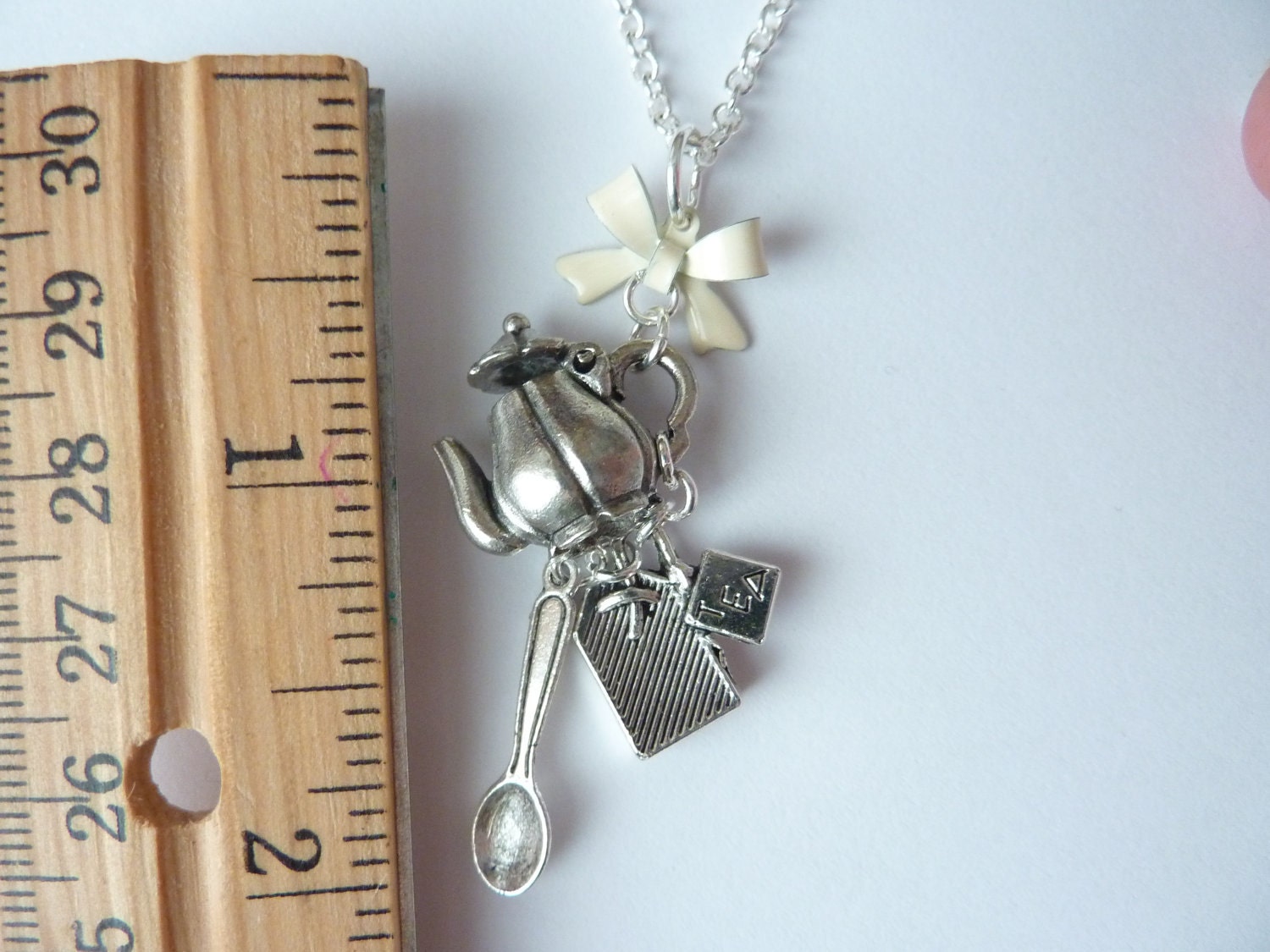 Tea Party Necklace With Hinged Teapot - Etsy