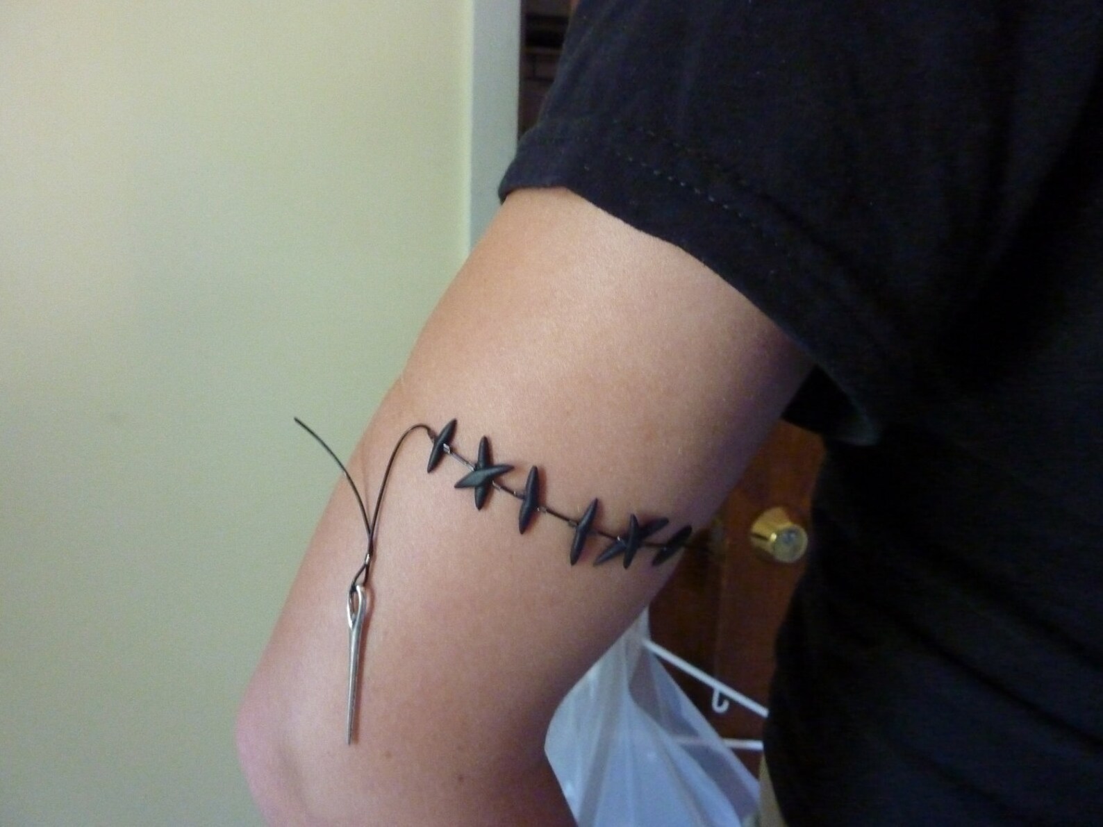 Zombie Stitch Armband - All Sewn up Halloween Jewelry by Weirdly Cute ...