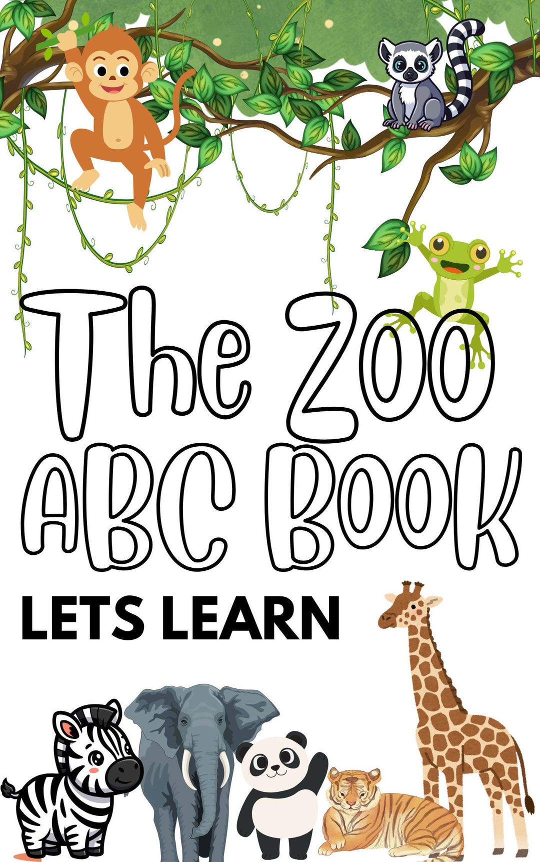 The Zoo ABC Book - Etsy