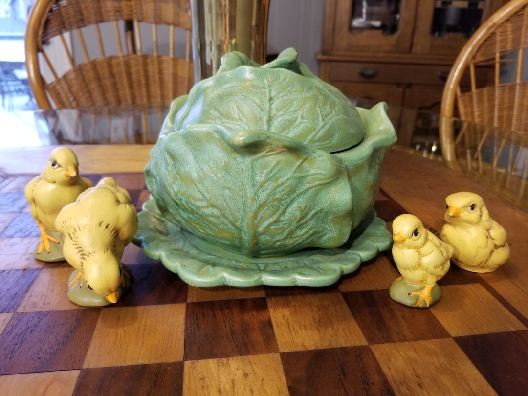 Vintage Retro Boho Mid Century Kitsch Eclectic Set of Holland Mold ...