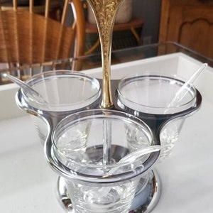 Vintage Retro Boho Mid Century MCM Metal, Plastic, and Glass Kromex ...