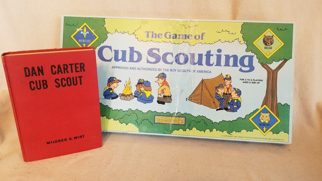 Vintage Retro Boho Mid Century MCM Boy Scout the Game of Cub Scouting ...