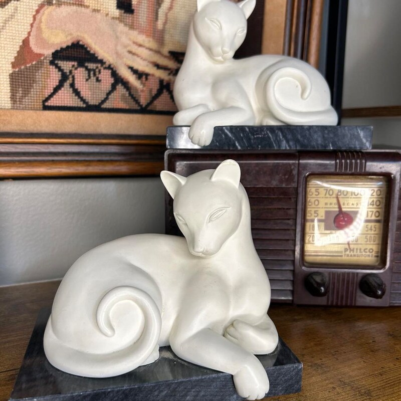 Cat Bookends - Etsy