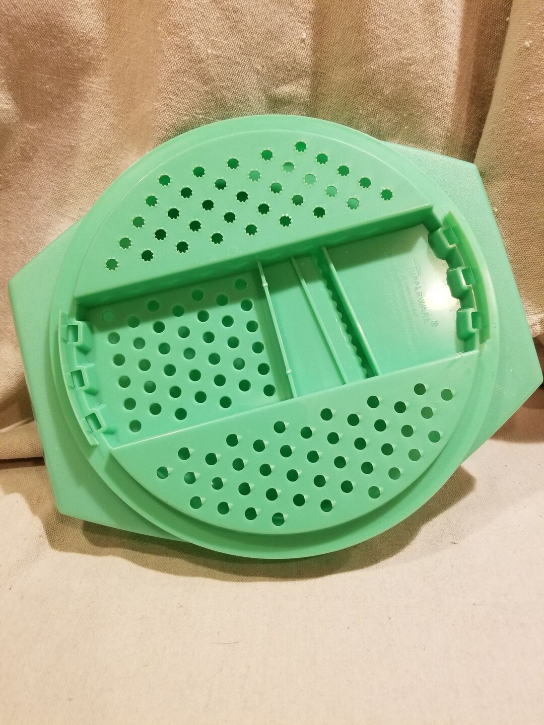 Vintage Jade Green Tupperware Cheese Grater Slicer With Bowl #786-4 - Etsy