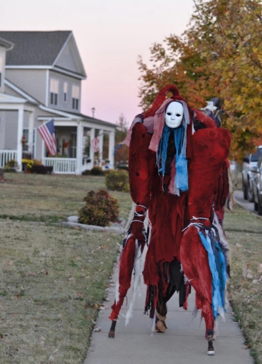 Spooky Horror Cosplay PDF Pattern | Creepy Masked Figure Costume DIY ...