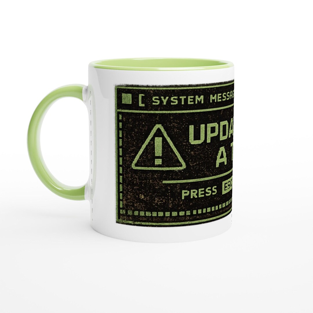 Updates Are a Trap- Mug With Color Inside - Etsy