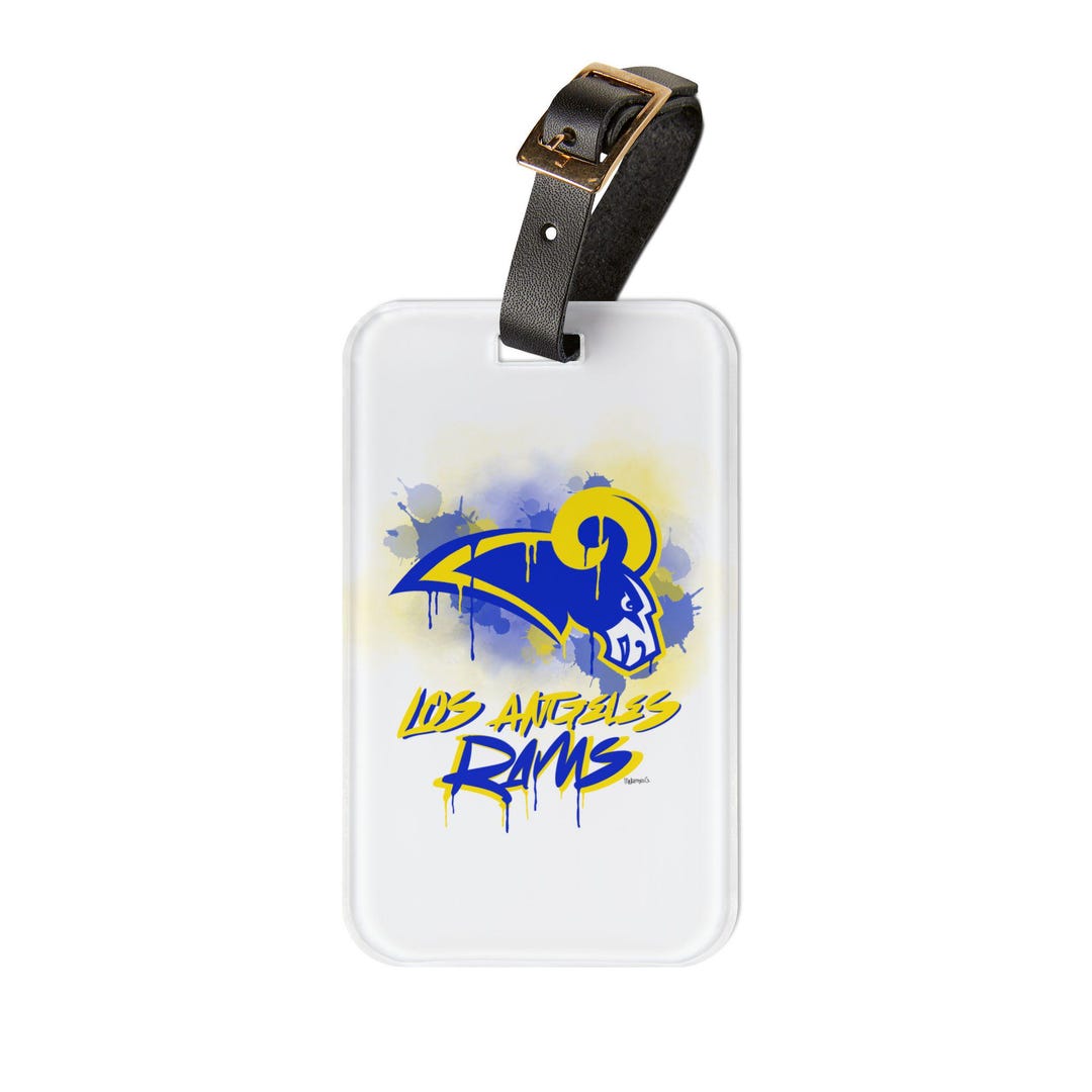 Los Angeles Rams Graffiti Luggage Tag | NFL Team Travel ID - Etsy