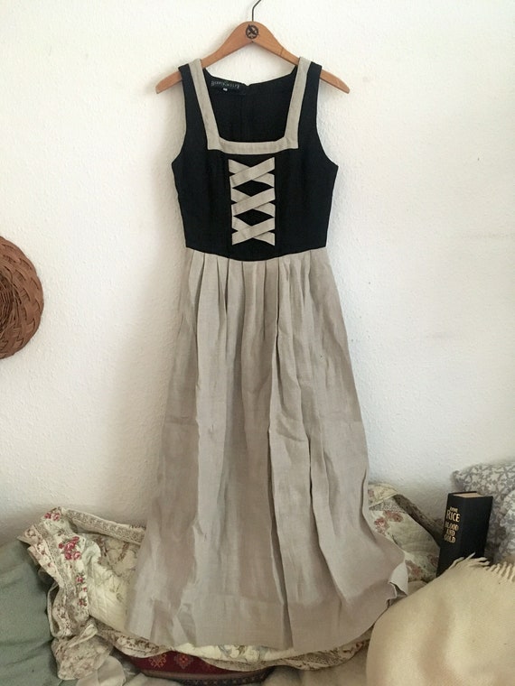 dirndl maxi linen - Gem
