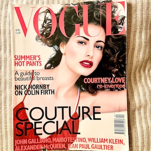 VOGUE 1997 April, UK Ausgabe, Vintage Fashion Glamour Magazine, 90er ...