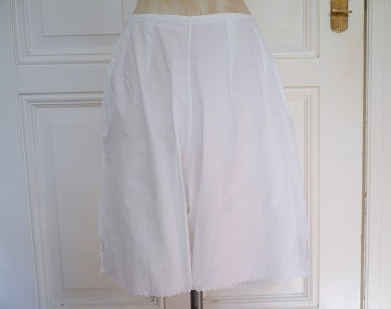 Cotton Bloomers Antique Cotton Lace Trim Drawers / Waist - Etsy
