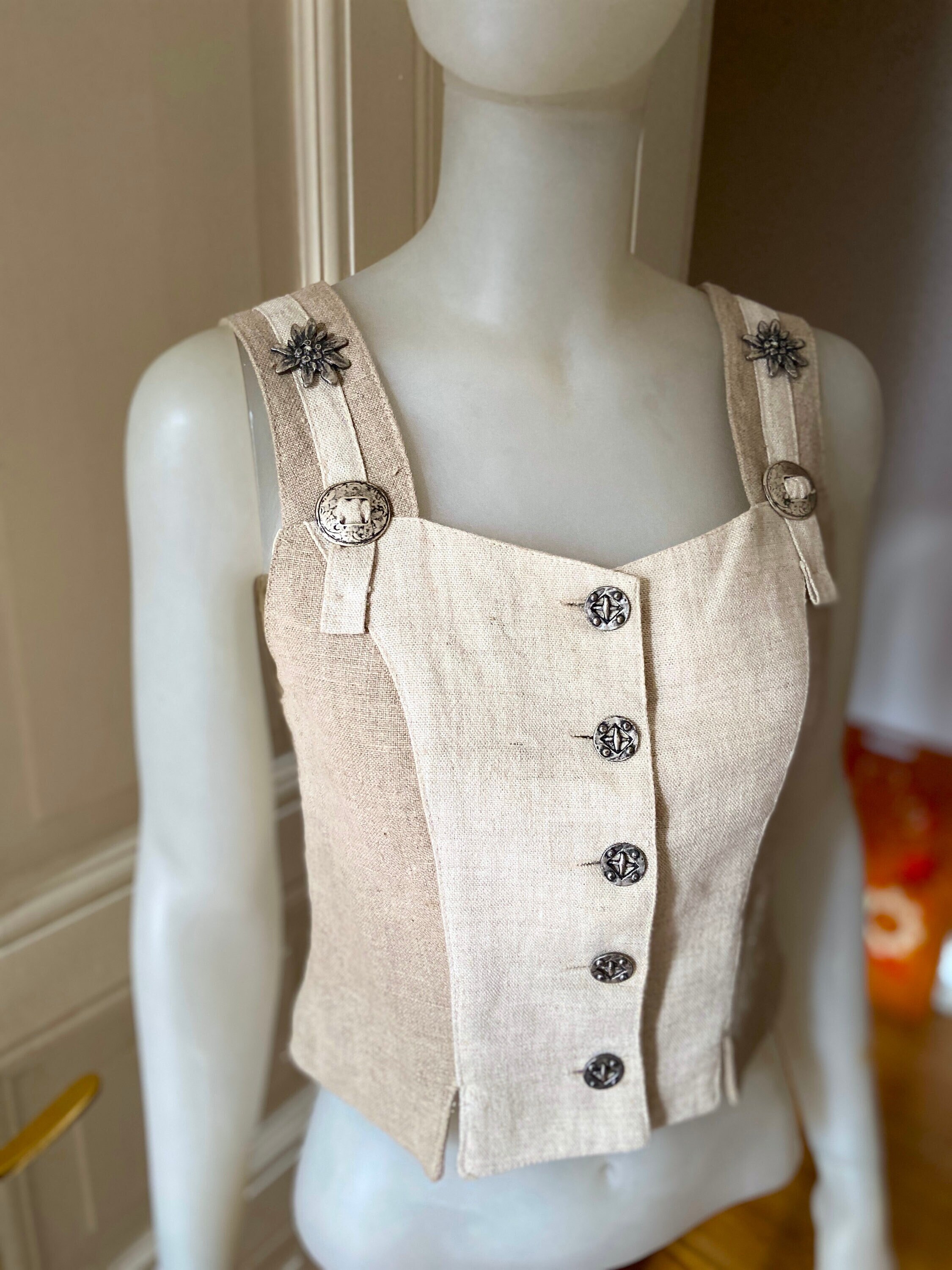 Folklore Top, Sleeveless Camisole Corset Style Top - Etsy