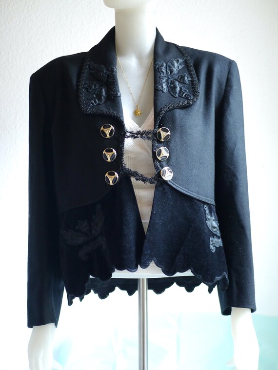 Vintage statement blazer jacket gothic style - Gem