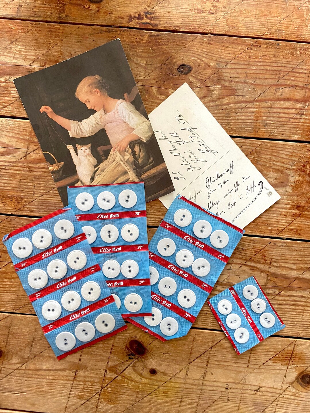 Vintage Prym Elite Linen Cover Buttons, 28, 22 - Etsy