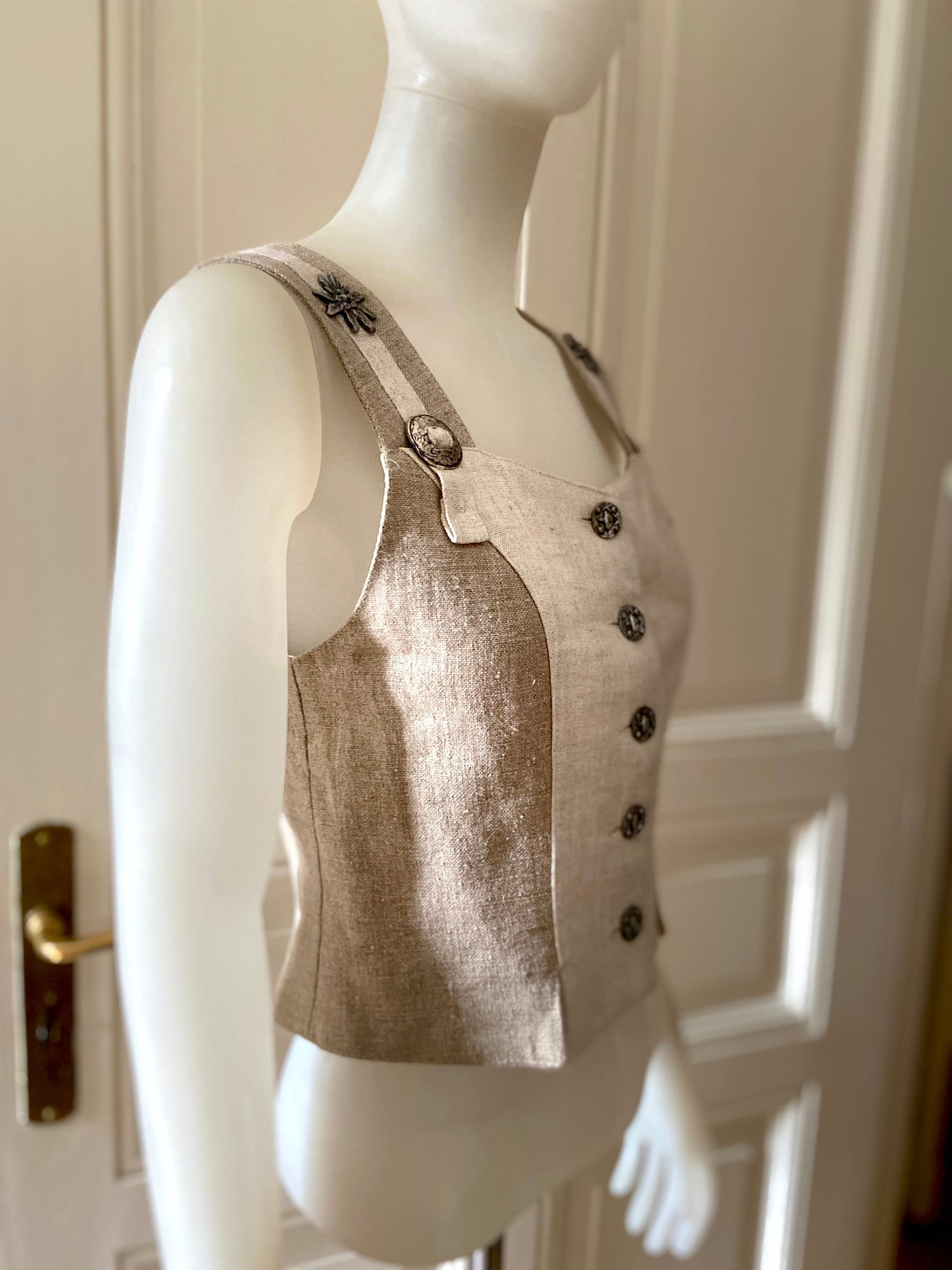 Folklore Top, Sleeveless Camisole Corset Style Top - Etsy