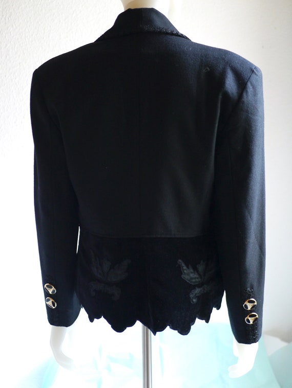 Vintage statement blazer jacket gothic style - Gem