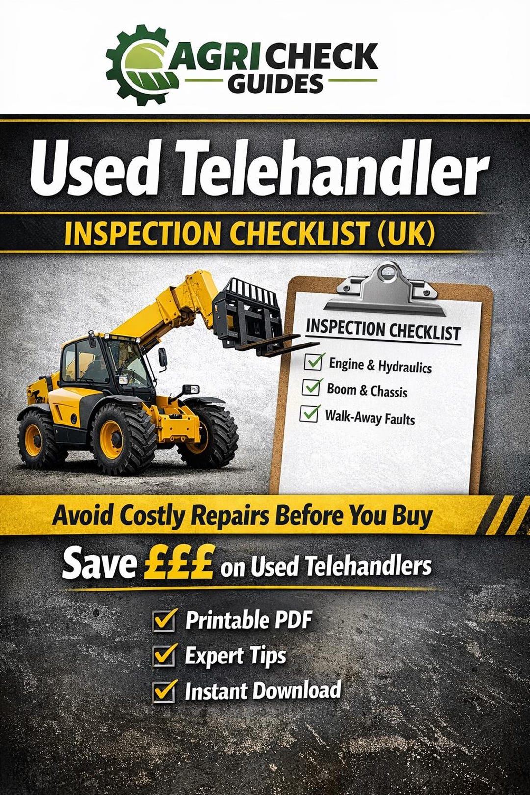 Used Telehandler Inspection Checklist (UK) – Avoid Costly Repairs ...