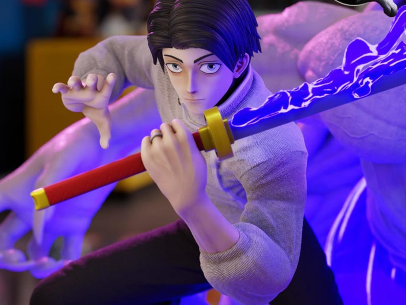 Jujutsu Kaisen Gojo Toji Geto Diorama STL Triple Sorcerer Clash Anime ...